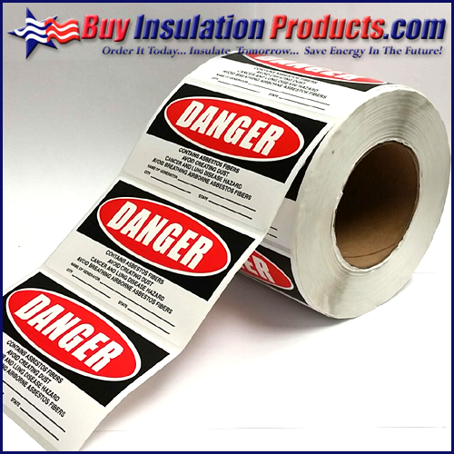 Asbestos Generator Labels | Asbestos Warning Stickers