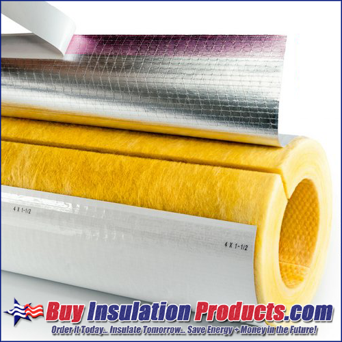 Fiberglass Pipe Insulation | Hot & Cold Pipe Insulation Wrap