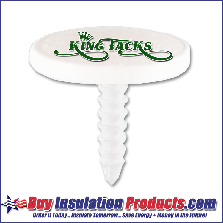 Stainless Steel Insulation Tacks | PVC Tacks (50 Count)