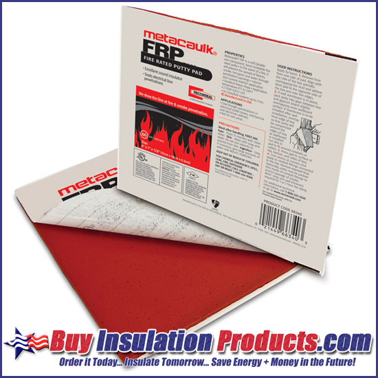 Metacaulk STC Sound and Fire Rated Acoustical Putty Pads