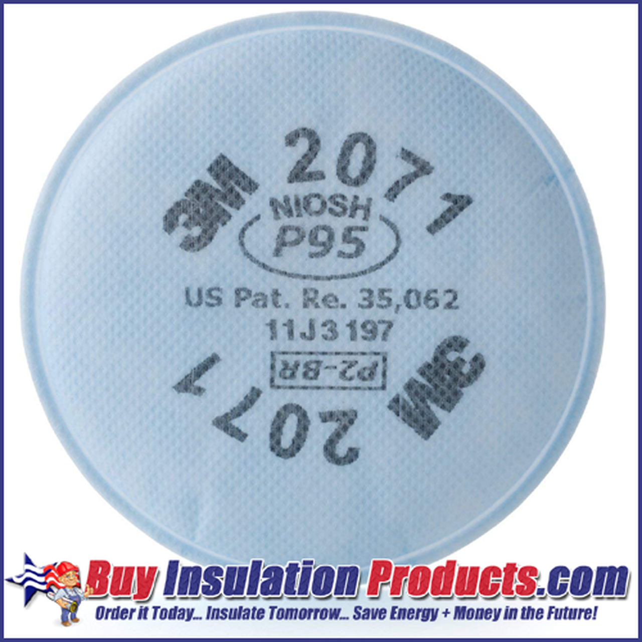 3M Asbestos Half-Face Respirator 6200 with P95 Filters