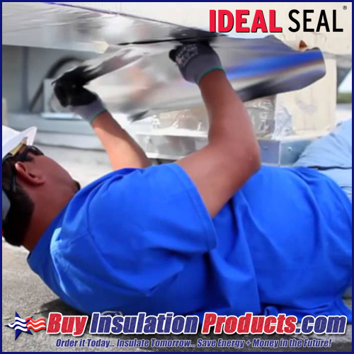 How to Install Ideal Seal 777 Aluminum Cladding over HVAC Duct ...