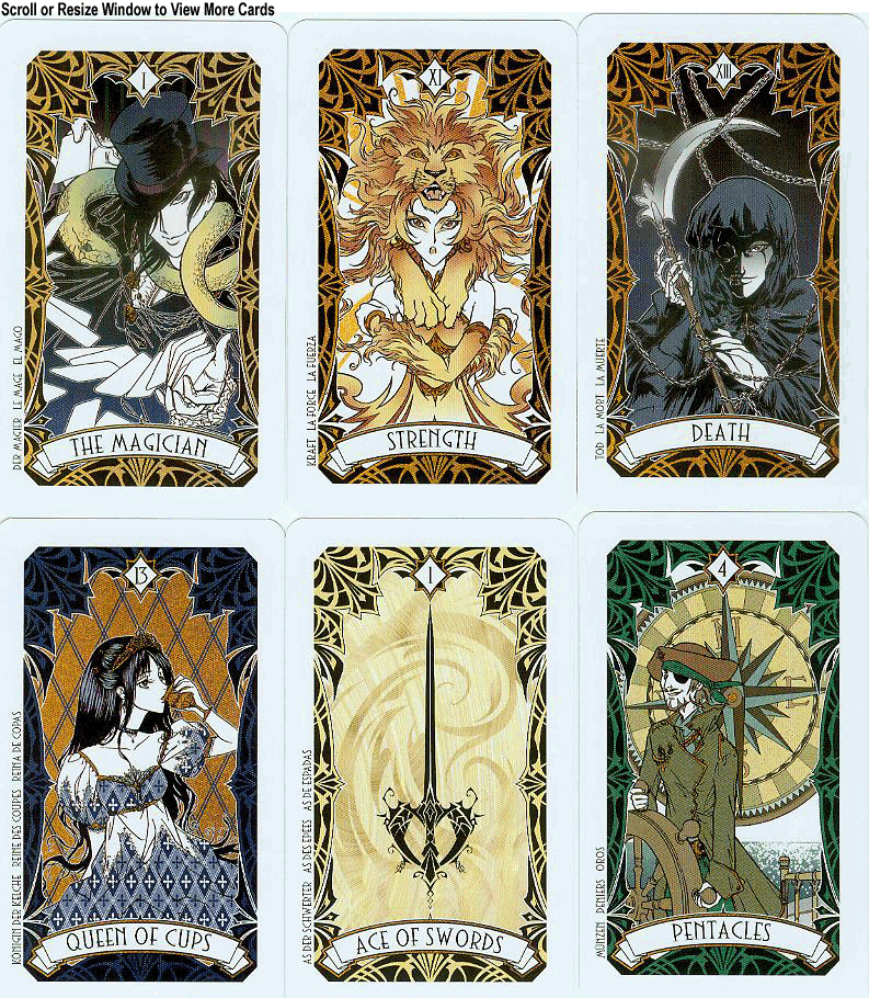 Magic Manga Tarot - The Tarot Garden
