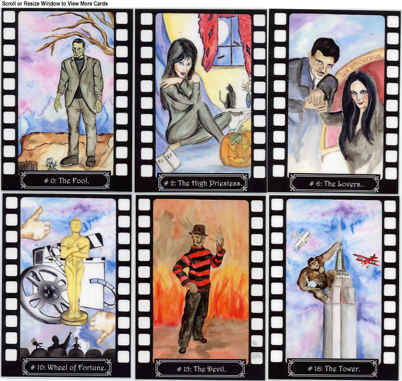 The Movie Monster Tarot - The Tarot Garden