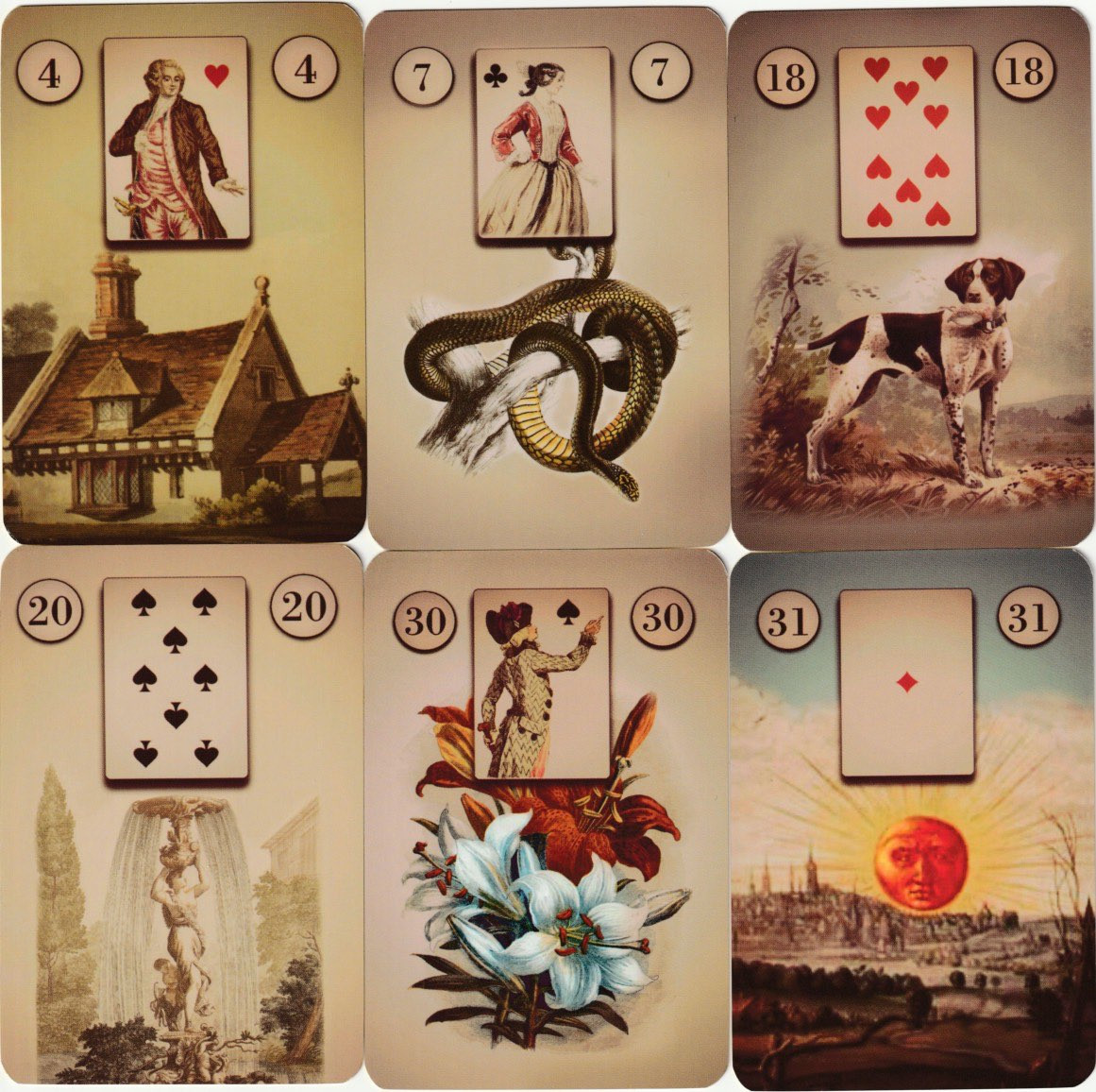 Lenormand Oracle Cards - The Tarot Garden