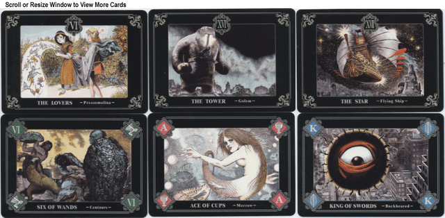 The Movie Monster Tarot - The Tarot Garden