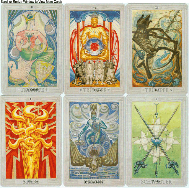 Thoth Tarot Cards (USG White Box edition, ca. 1972) - The Tarot Garden