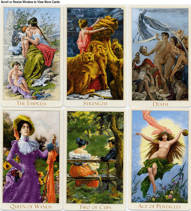 Romantic Tarot - The Tarot Garden