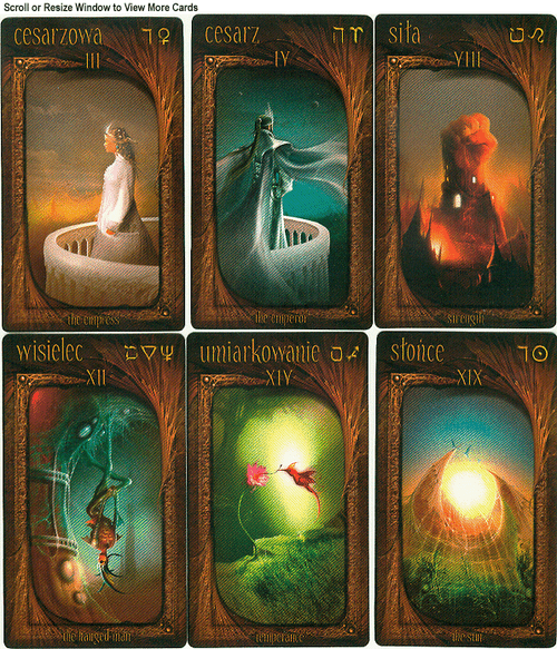Maroon Tarot - The Tarot Garden