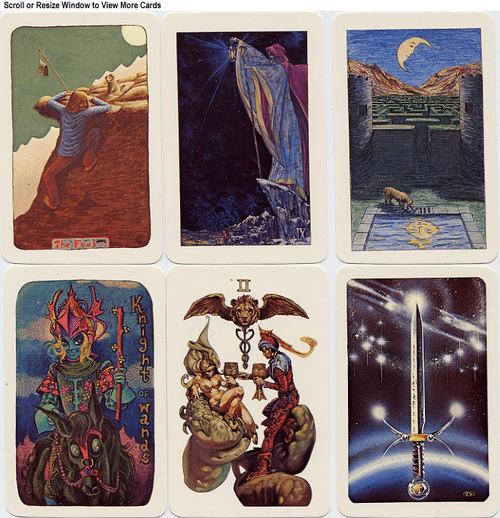 The Fantasy Showcase Tarot - The Tarot Garden