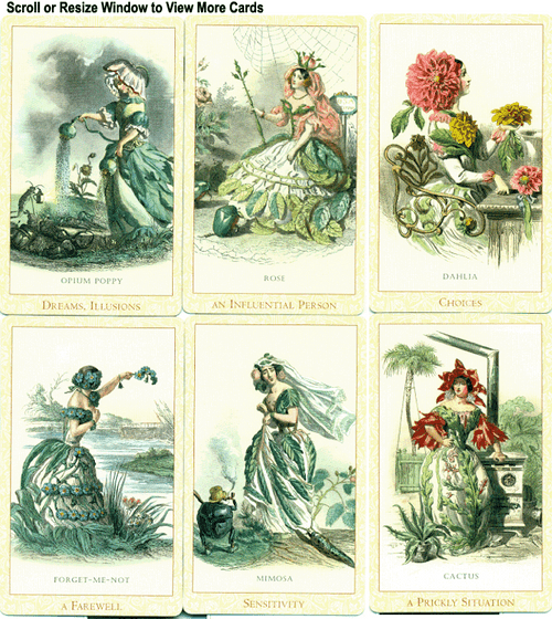 Victorian Flower Oracle - The Tarot Garden