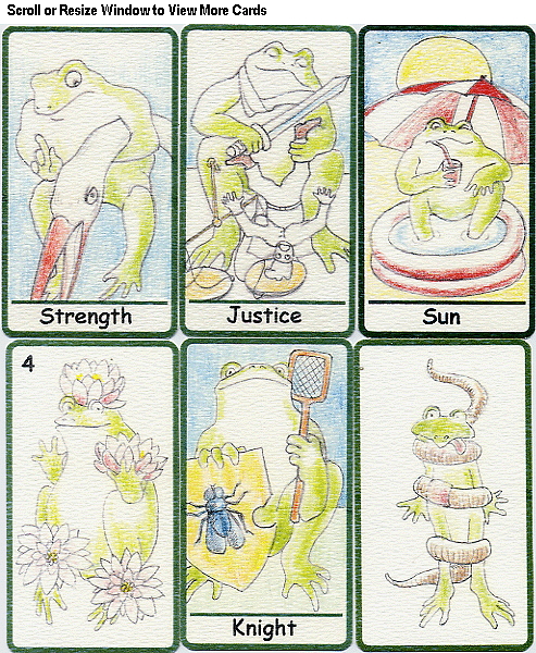Frog Tarot - The Tarot Garden