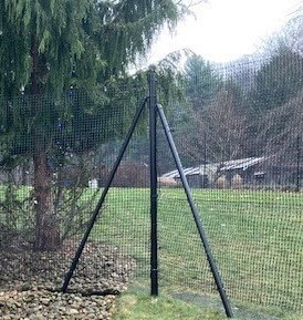 Diagonal Brace 58” to Connect To Standard 1 5/8” Posts With Sleeve and ...