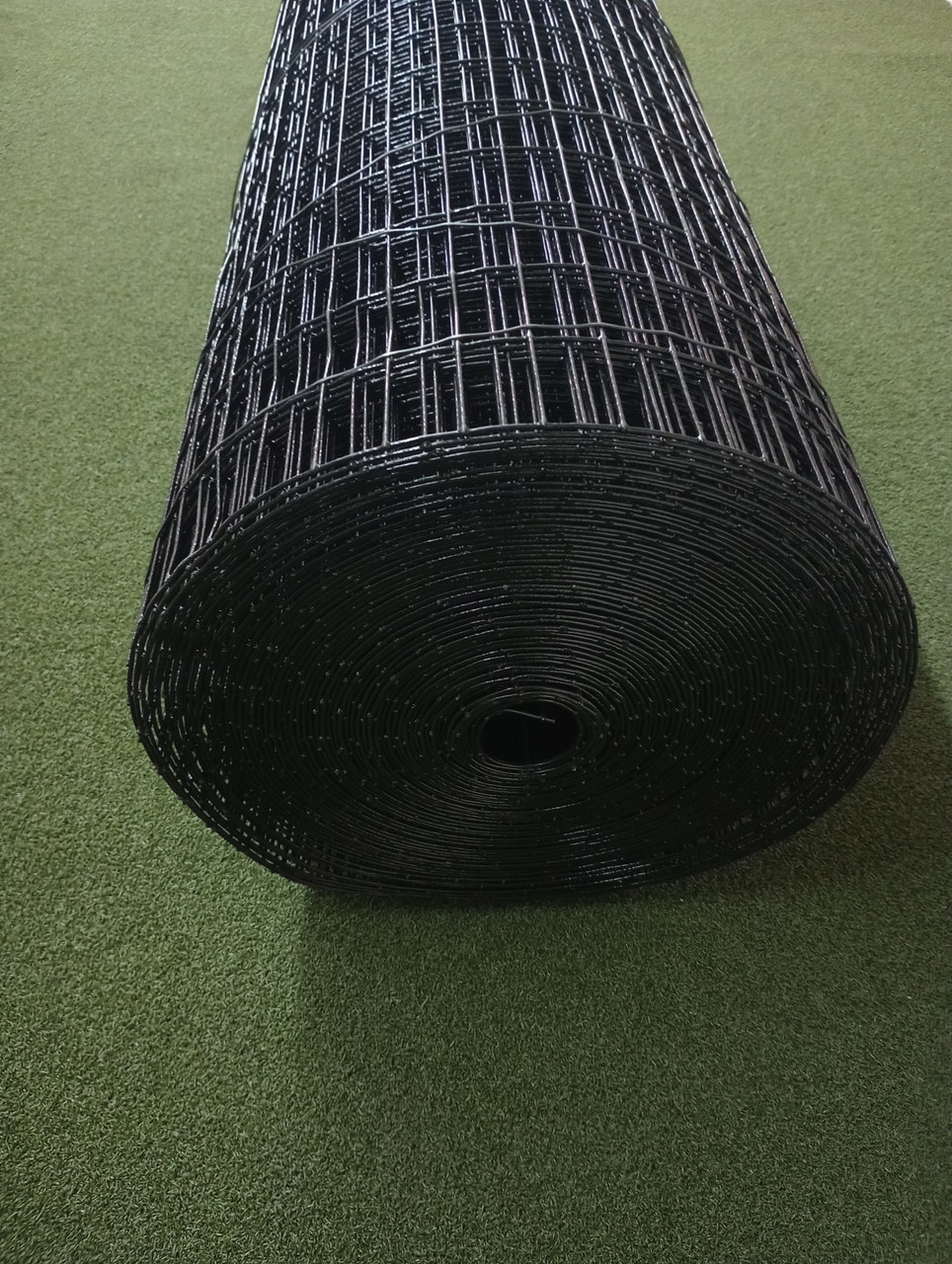 Critterfence 3x100 Metal Fence (Black – Welded Wire – 1x2 Inch) PALLET ...