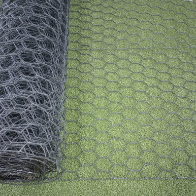 Black Steel Web Hexagrid 6 x 150