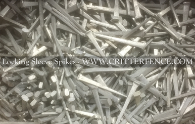 Galvanized Locking Ground Sleeve Spikes