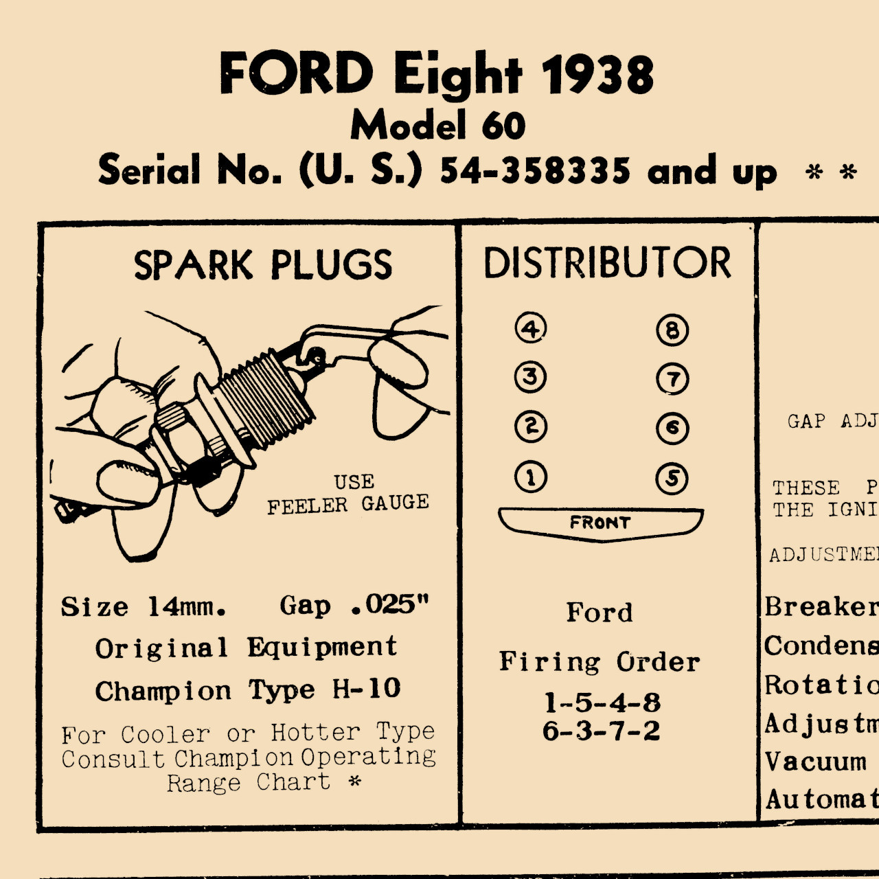 Shop Manuals - Specification Charts - Ford Specification Chart ...