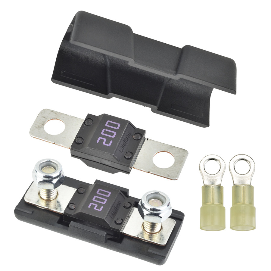 Fuse Alternator Power Wire In-Line 200 Amps