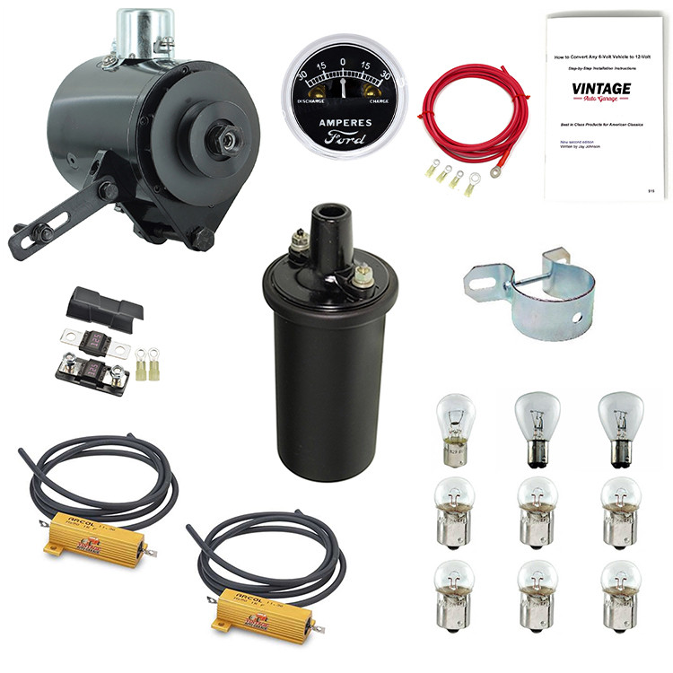 1928-1931 Ford Model A 12V 65 amp idle, 75 amp cruising, 90 amp top end ...