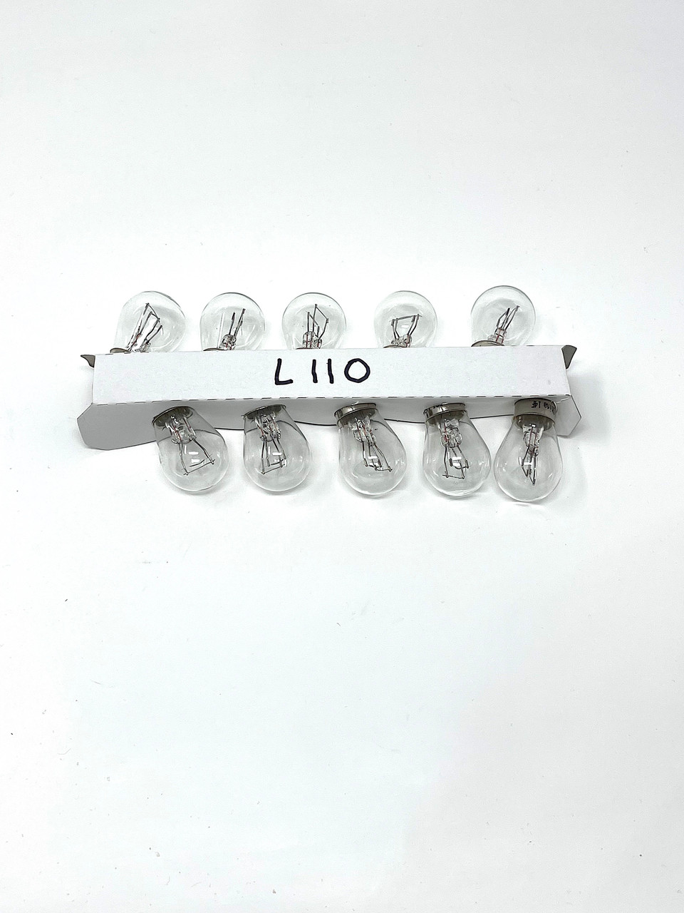 10-PACK MINIATURE 12V LAMP, DOUBLE FILAMENT, 21/6 CP-L110