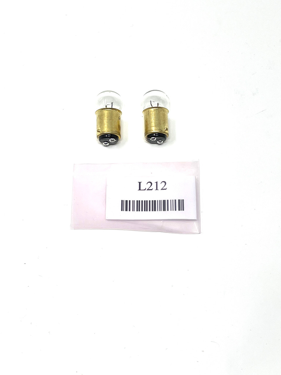 2-PACK MINIATURE 6V LAMP, SINGLE FILAMENT, 3CP -L212