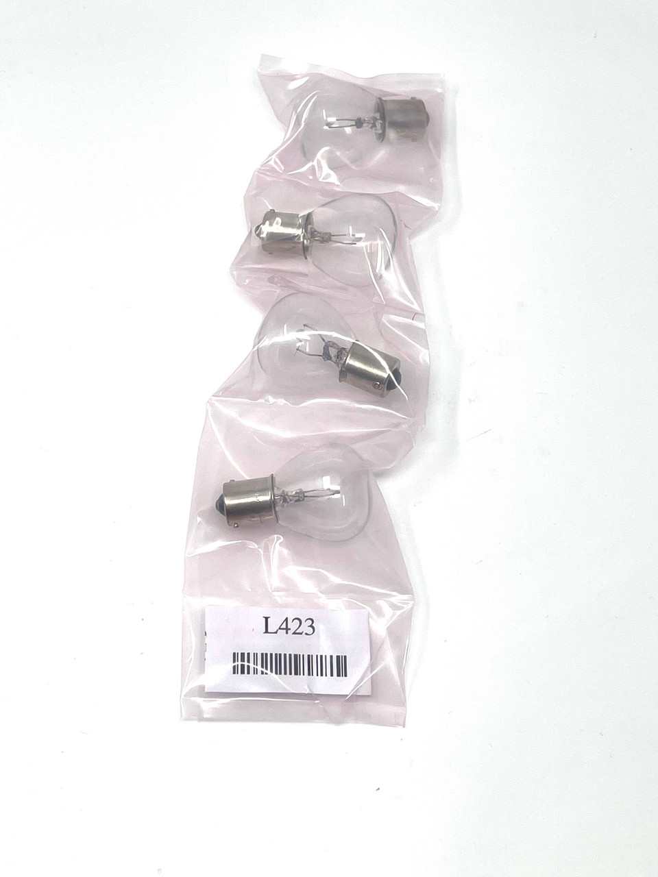 4-PACK MINIATURE 12V LAMP, SINGLE FILAMENT, 32CP -L423