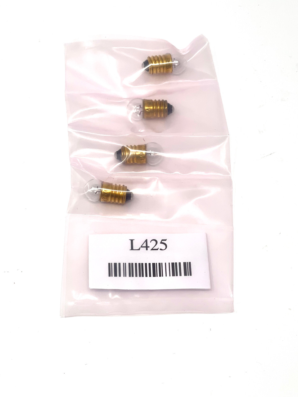 4-PACK MINIATURE 12V LAMP, SINGLE FILAMENT, 1.7CP -L425