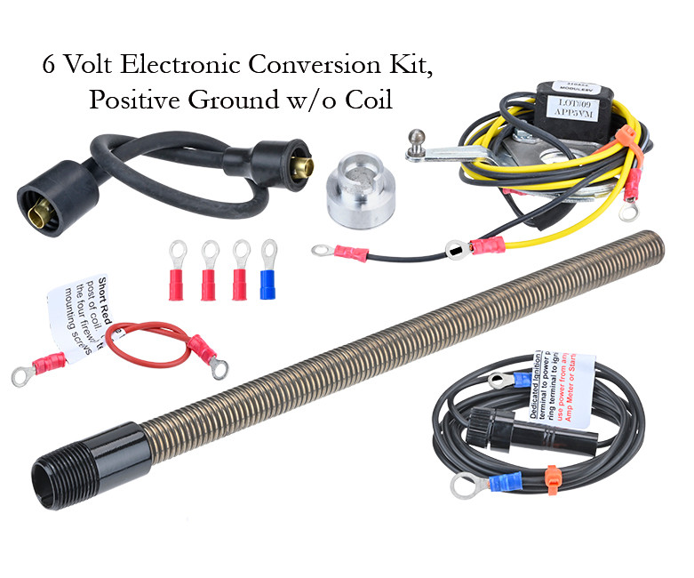 Ford Model A Electronic Ign 6V Positive Grd no coil-FSI-M6P