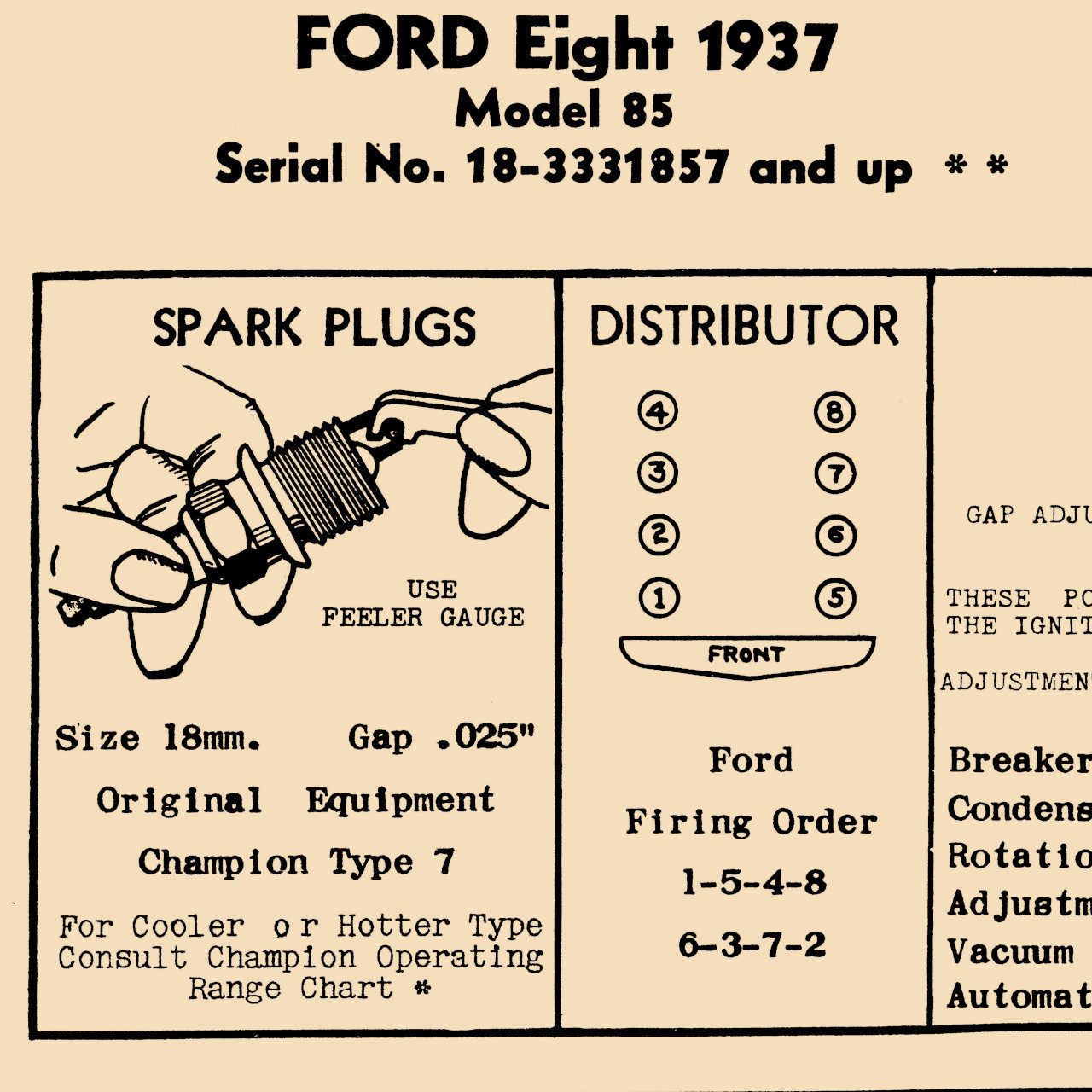 Shop Manuals - Specification Charts - Ford Specification Chart ...