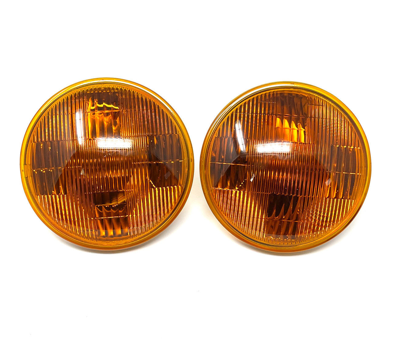 4412A sealed beam 6" amber fog lamp, 12V, 2-pack - 4412A-2