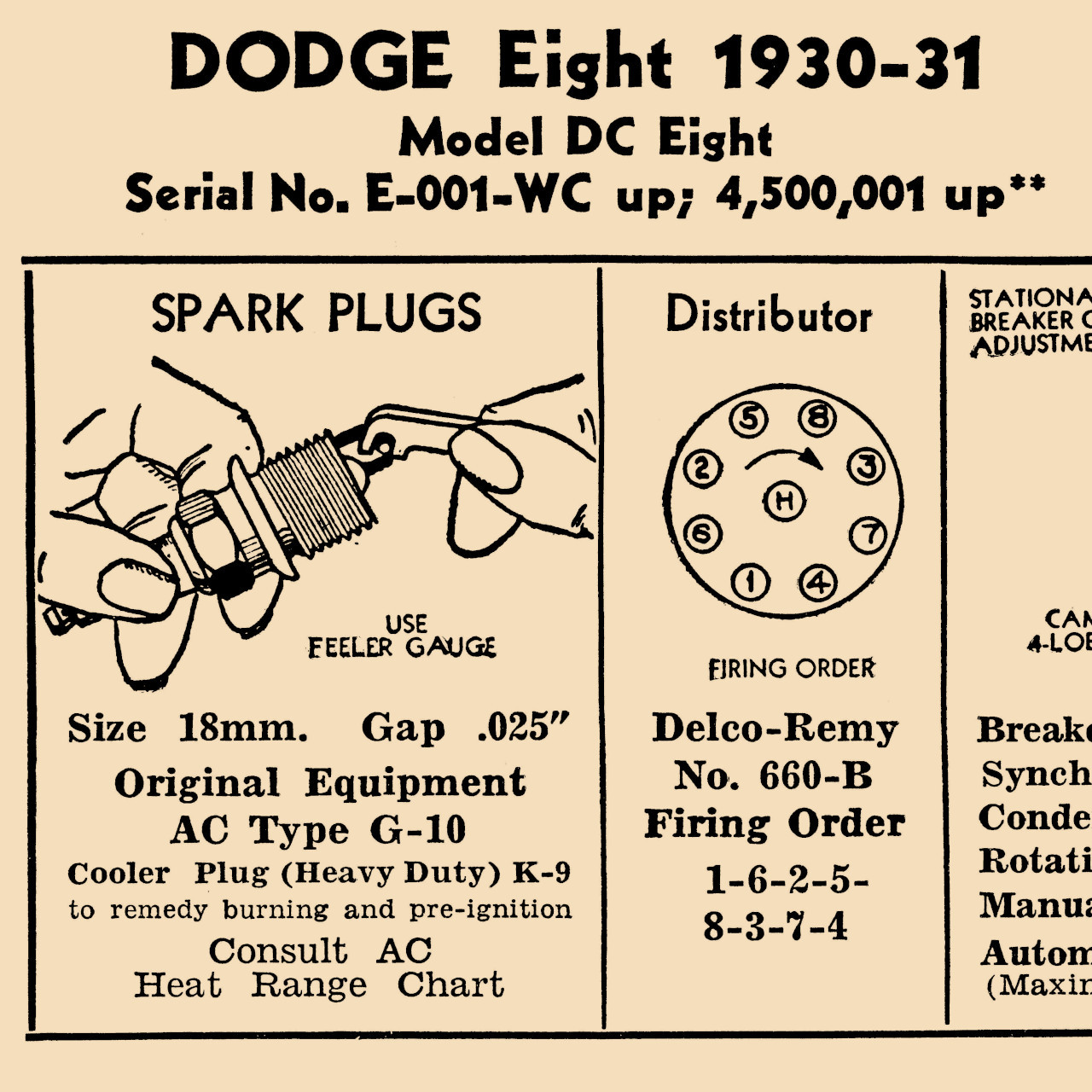 Shop Manuals - Specification Charts - Dodge Specification Chart - Page ...