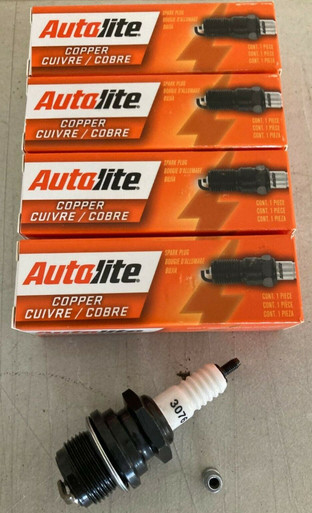 Ford Model A 1928, 29,30,31 Autolite Copper Core Spark Plugs Set of 4 ...