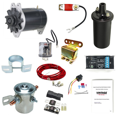 1946-48 Dodge Car 12 Volt Conversion Kit Powergen 95 amps-D4648PK-95