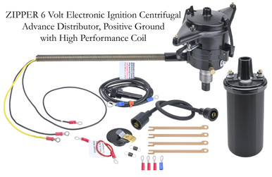 Ford Model A 6 volt positive grd electronic original look with coil 16 ...