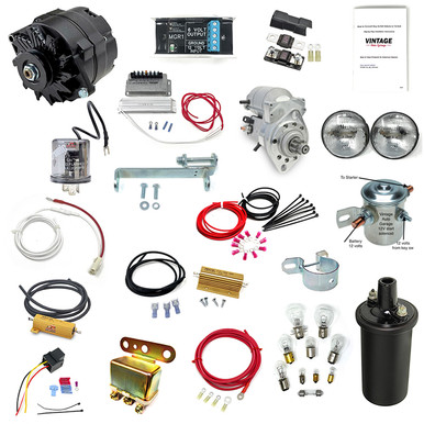 1946-48 Desoto 12 Volt Conversion Kit with starter and M-6 transmission ...