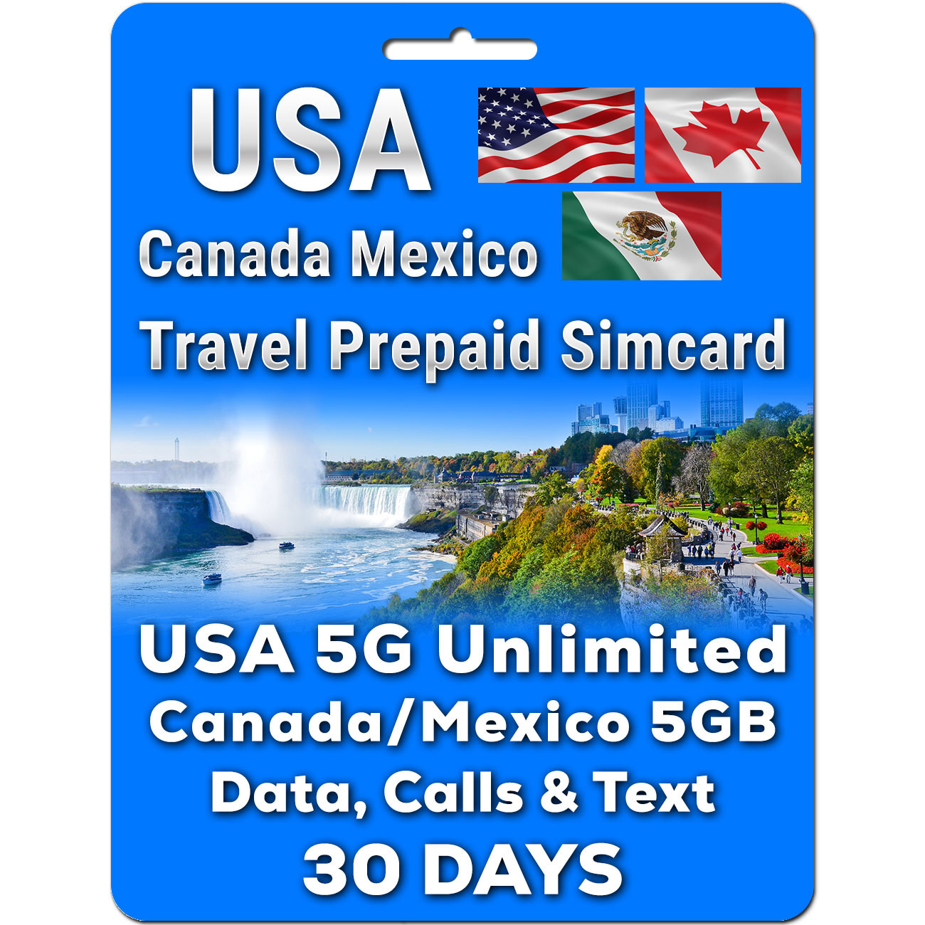 USA Hawaii Canada Sim card