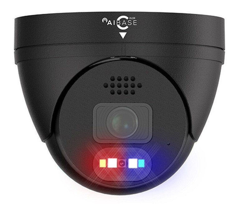 AI Color Base 8CH 4K Active Deterrence AI Full Color PoE IP KIT with 6 ...