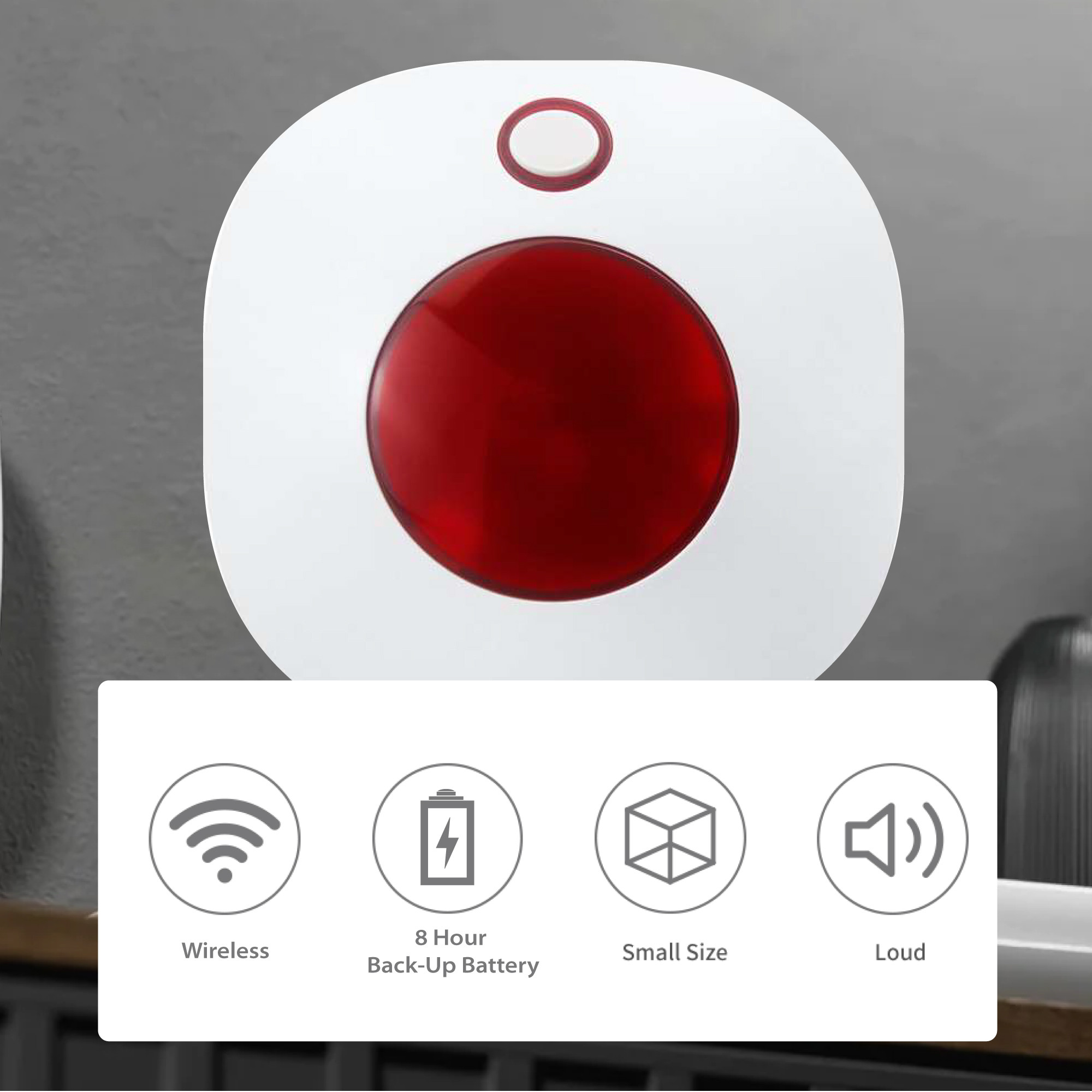 OSI Gen2 Wireless Indoor Strobe alarm siren