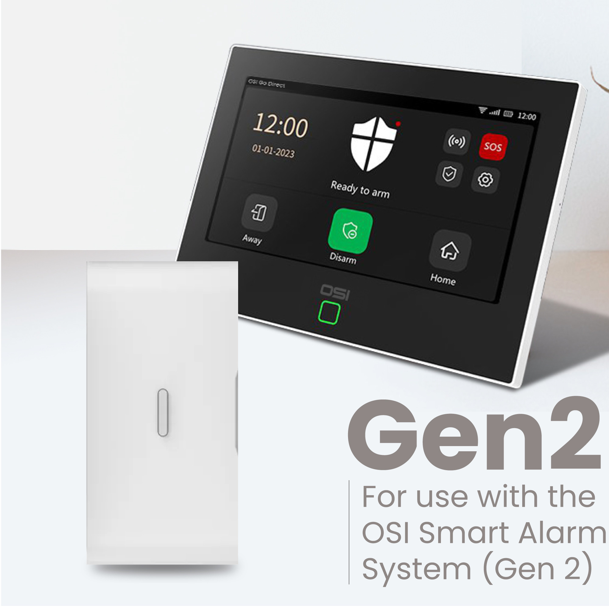 OSI Gen 2 Alarm Vibration Sensor Accessory 2 Pack