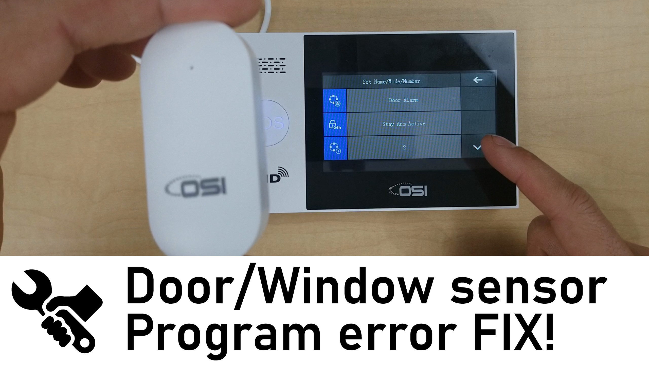 How to connect your Motion and Contact (Window/Door) sensors to the OSI ...