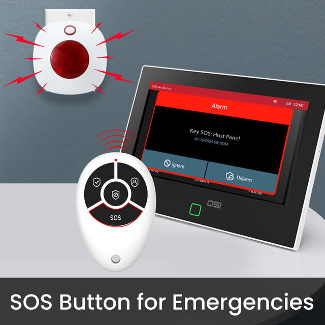 OSI Gen2 Alarm Remote Controller 2-pack