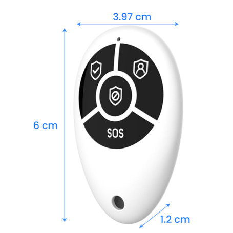 OSI Gen2 Alarm Remote Controller 2-pack