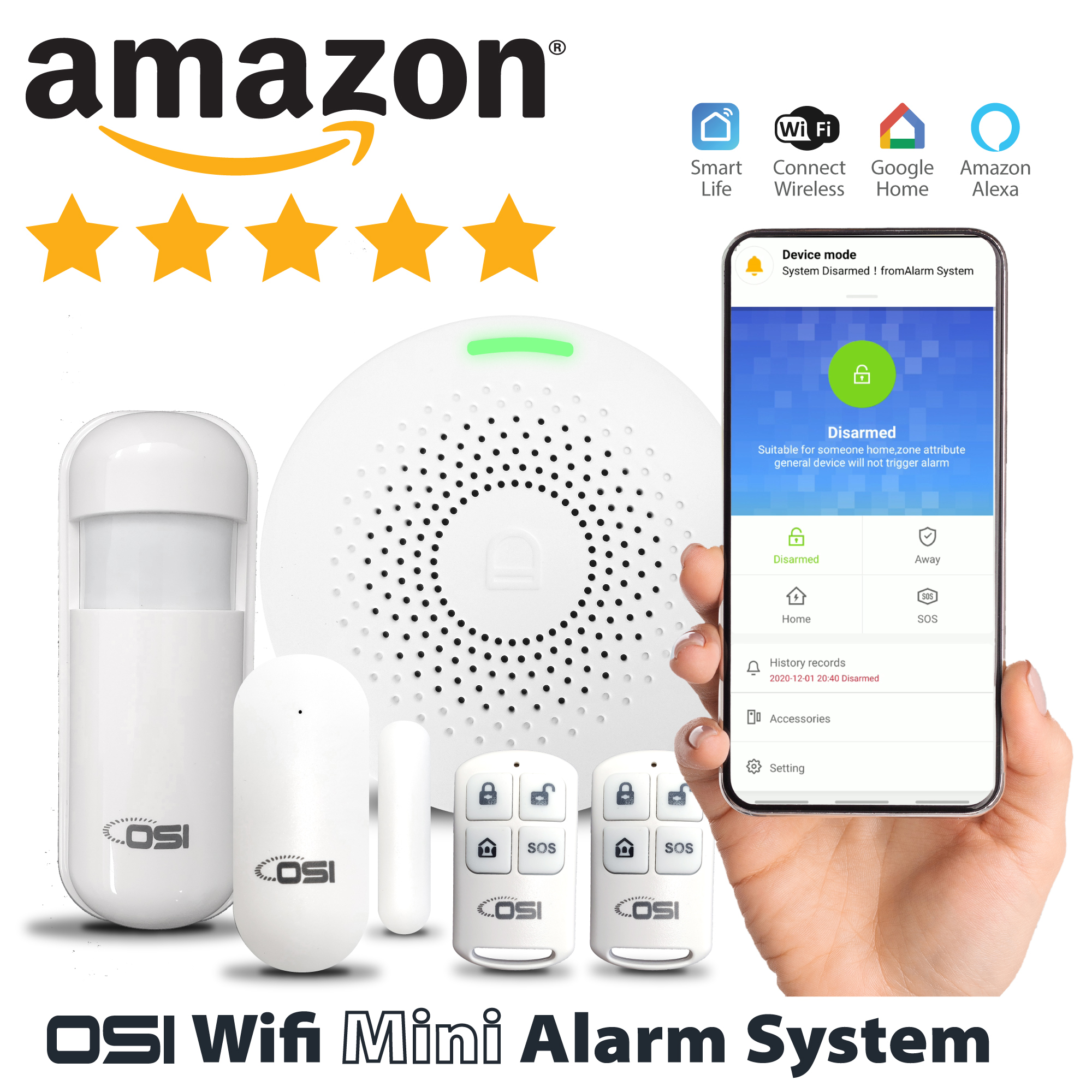 Our Most PORTABLE & AFFORDABLE COMPACT Wi-Fi Alarm System YET! - OSI Go ...
