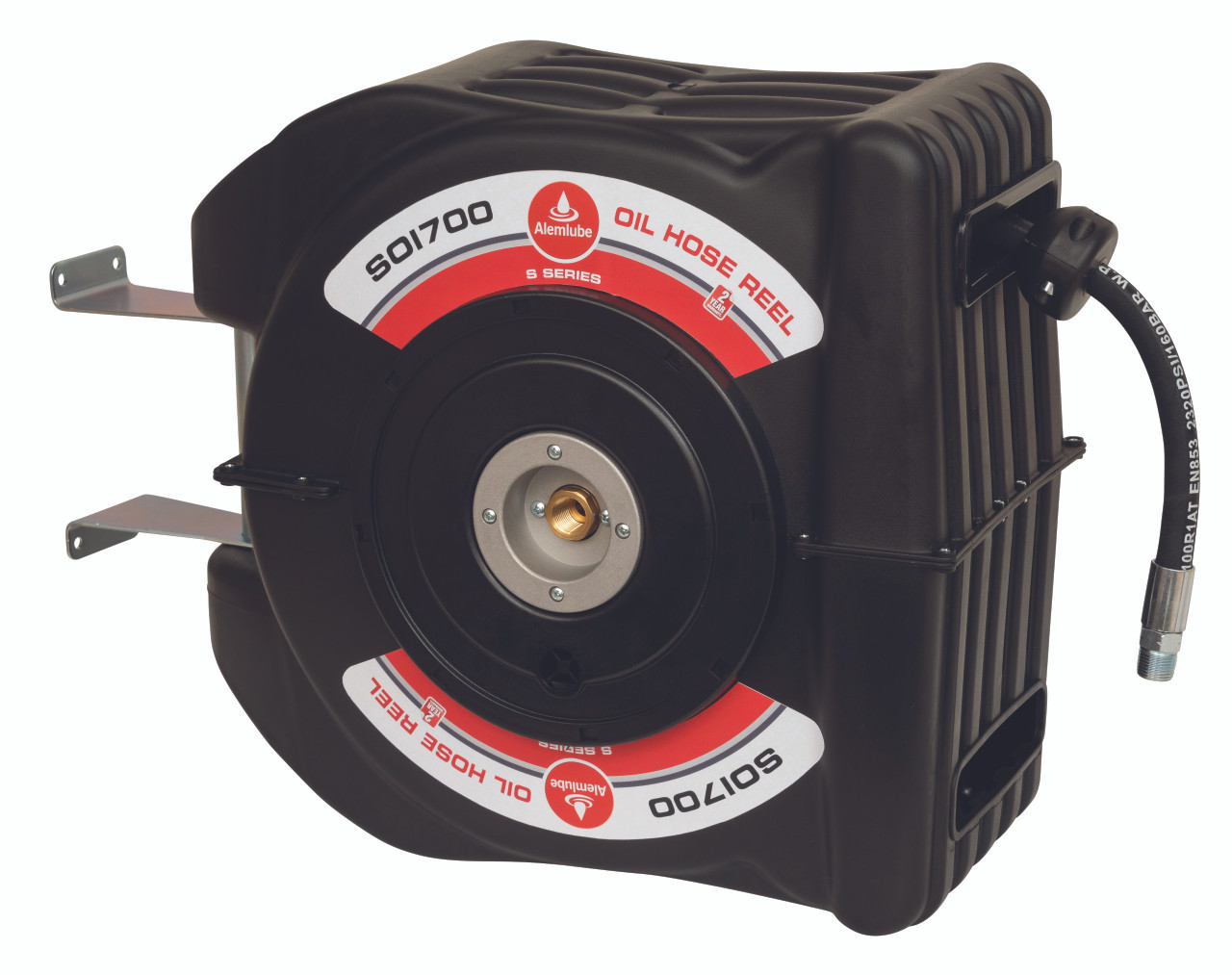 SOI700 Alemlube S series oil reel complete with 10m x 12mm ID hose ...