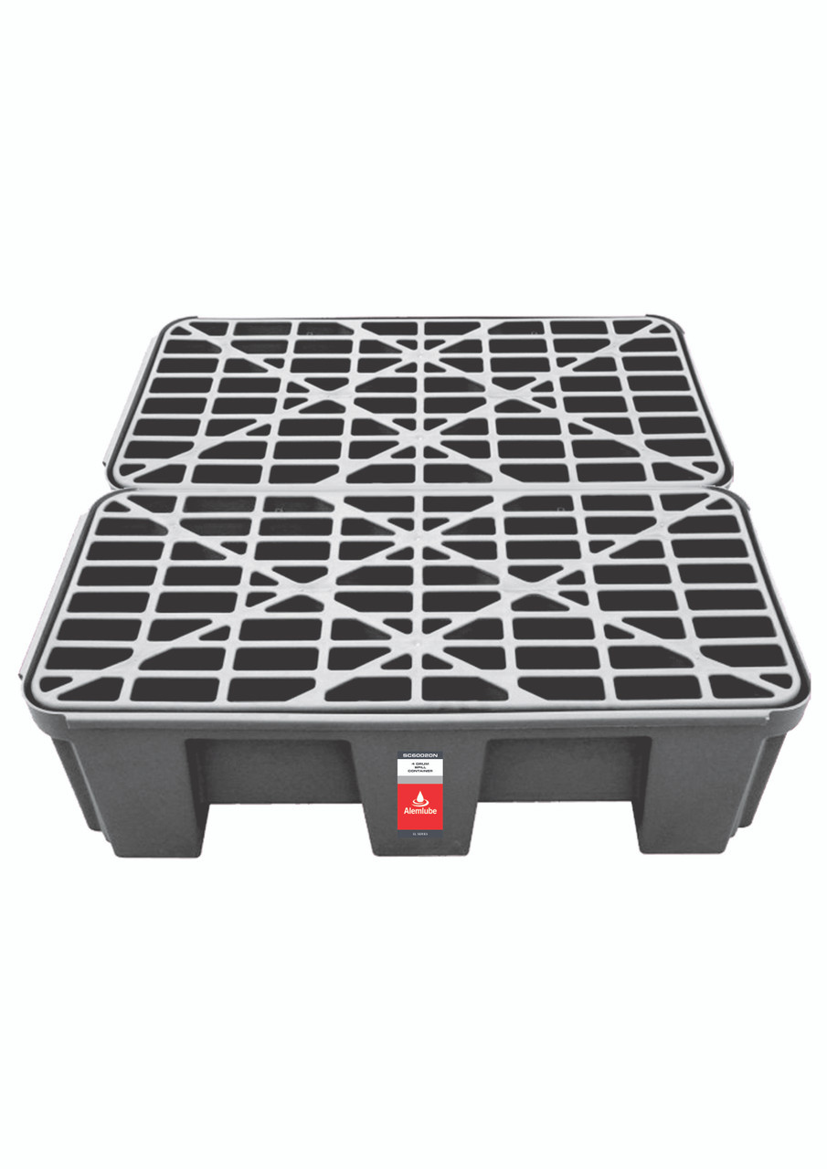 SC60020N Alemlube EL Series 4 drum spill container; - Filter Discounters