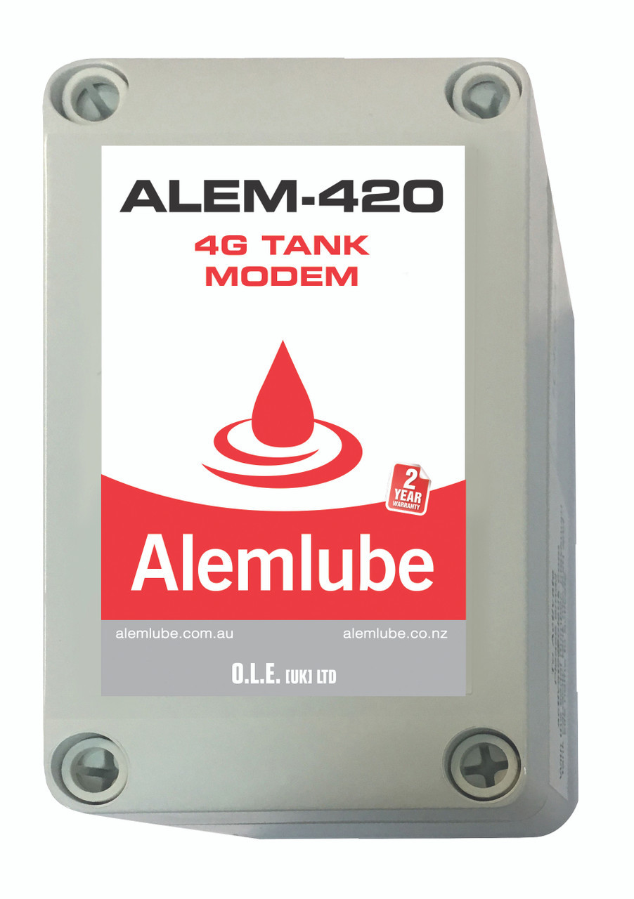 ALEM-420 Alemlube 24V DC 4G tank modem; - Filter Discounters