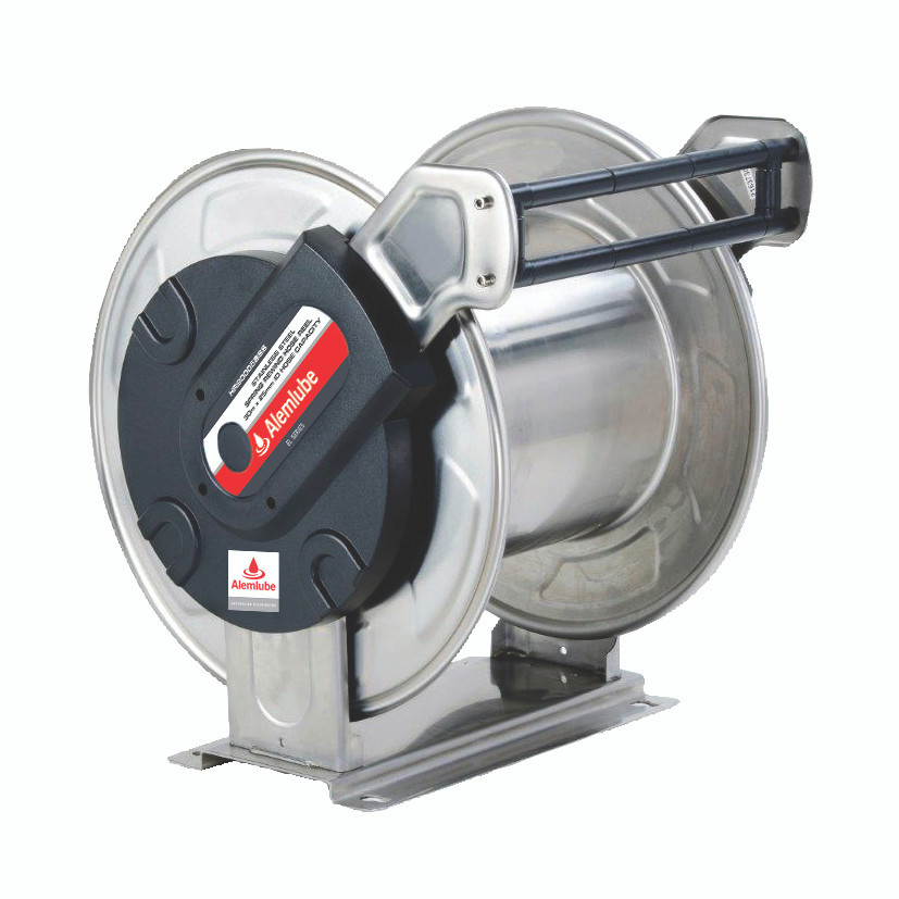 HR90005BSS Alemlube 30m x 25mm ID capacity, stainless steel, bare ...