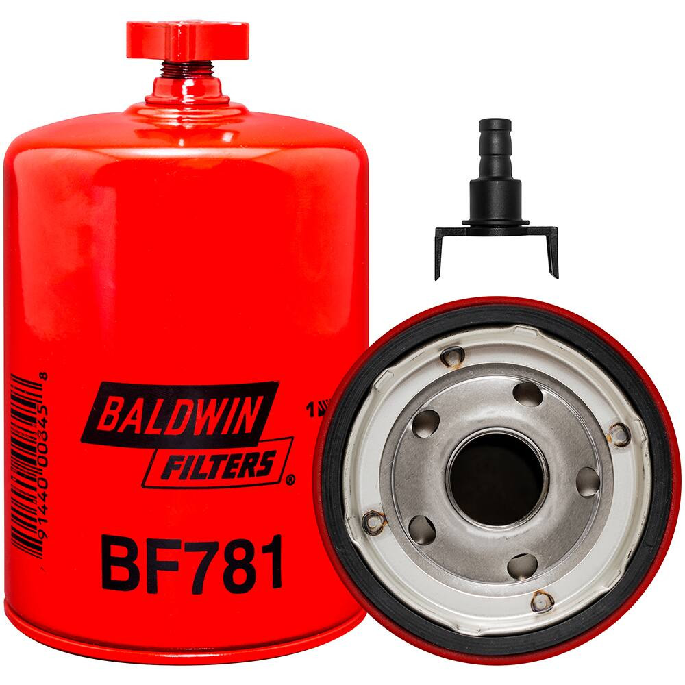 BF781 Baldwin Primary Fuel Spin-on with Drain - Filter Discounters