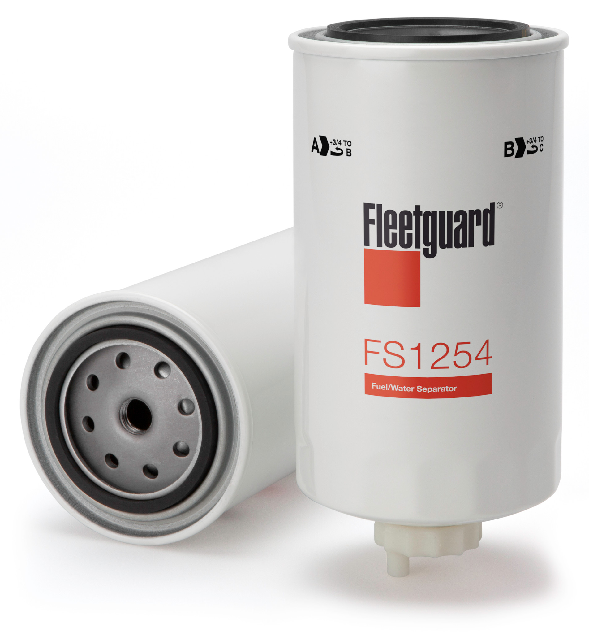 FS1254 Fleetguard Fuel/Water Sep Spin-On - Filter Discounters