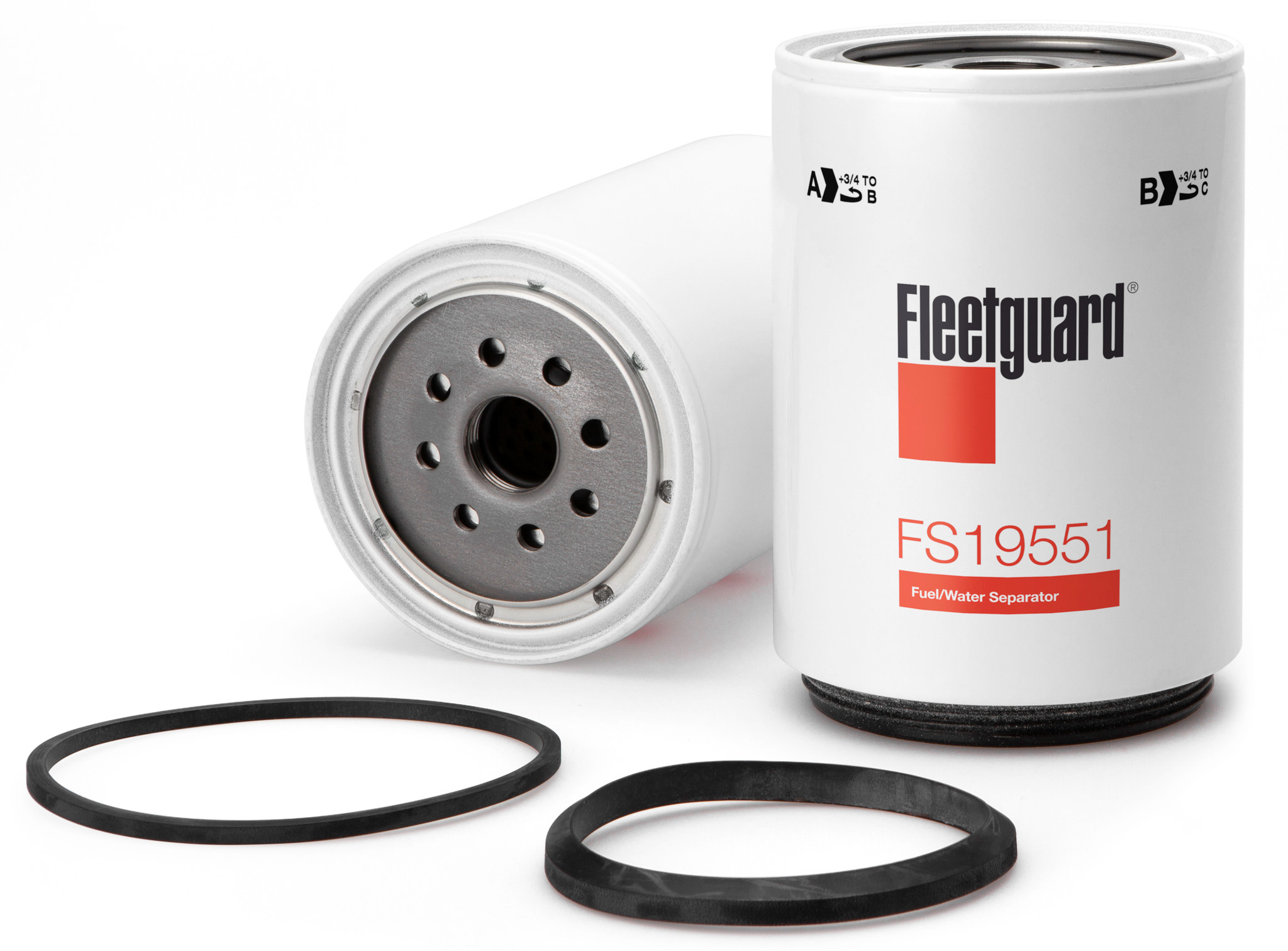 FS19551 Fleetguard Fuel/Water Sep. Cart. - Filter Discounters